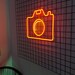 Camera Neon Sign | Camera Led Sign | Led Light Bedroom Home Wall Decor ...