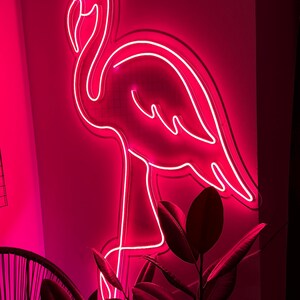 Flamingo Neon Signs | Led Neon Lamp | Custom Animal Neon Sign ...