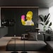 Cartoon Neon Sign the Simpsons | Homer Simpson Decor | Custom Neon ...
