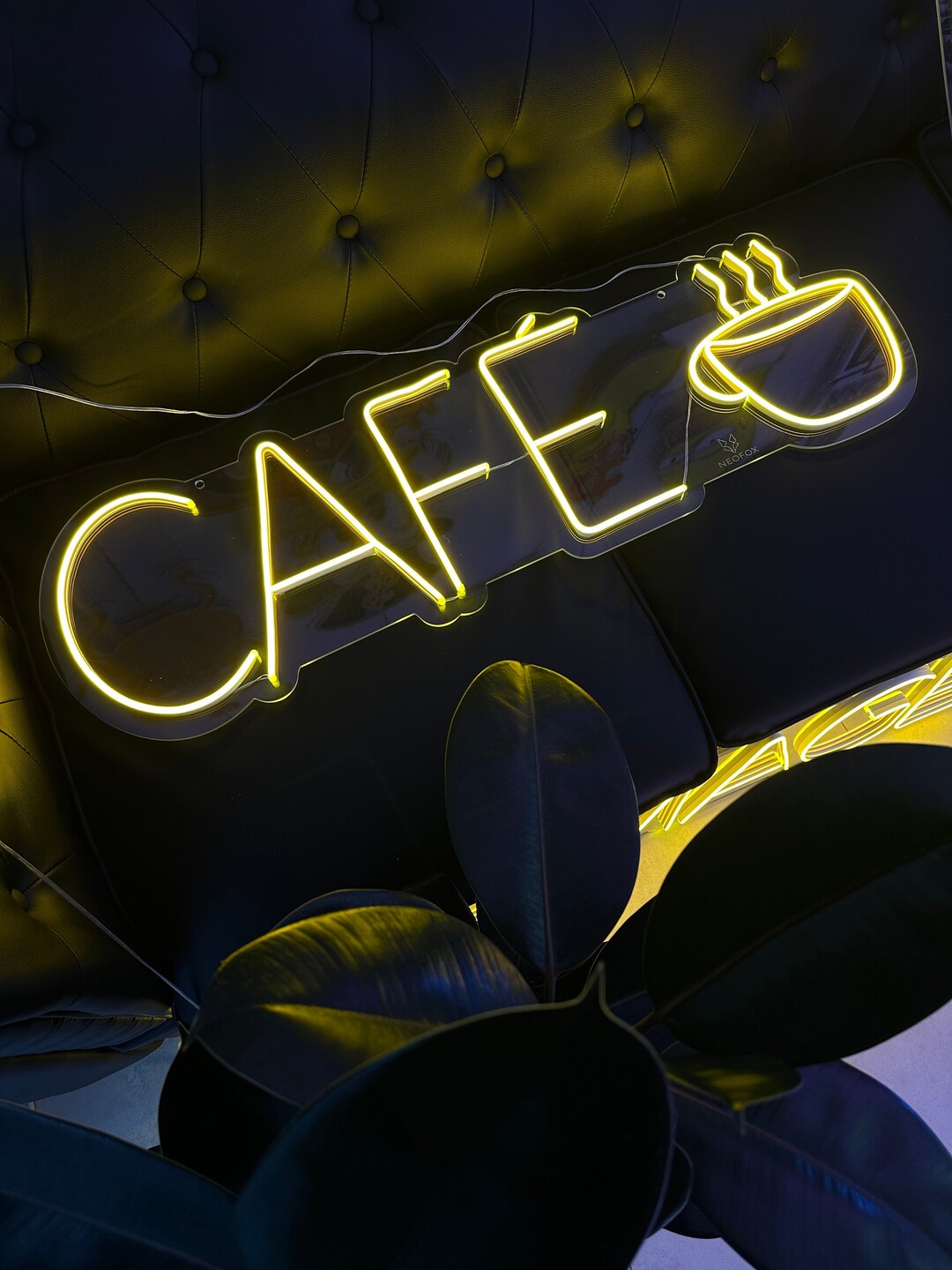 Letrero de neón de café / Letrero de neón de café personalizado ...