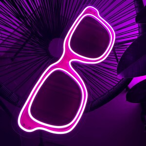 Eyewear Neon Sign | Eyeglasses LED Neon Sign | Optical Neon Sign Decor ...