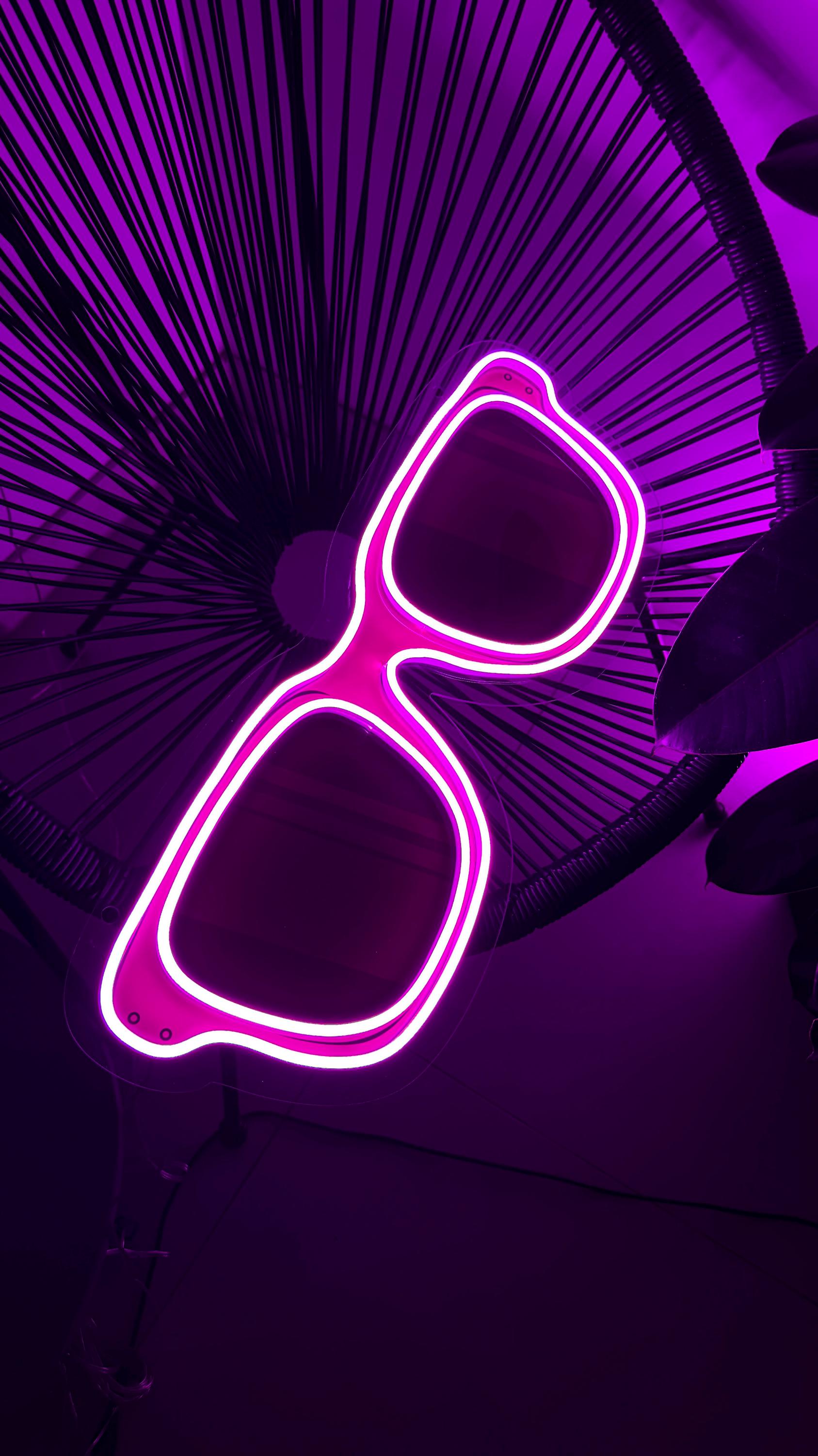 Eyewear Neon Sign | Eyeglasses LED Neon Sign | Optical Neon Sign Decor ...