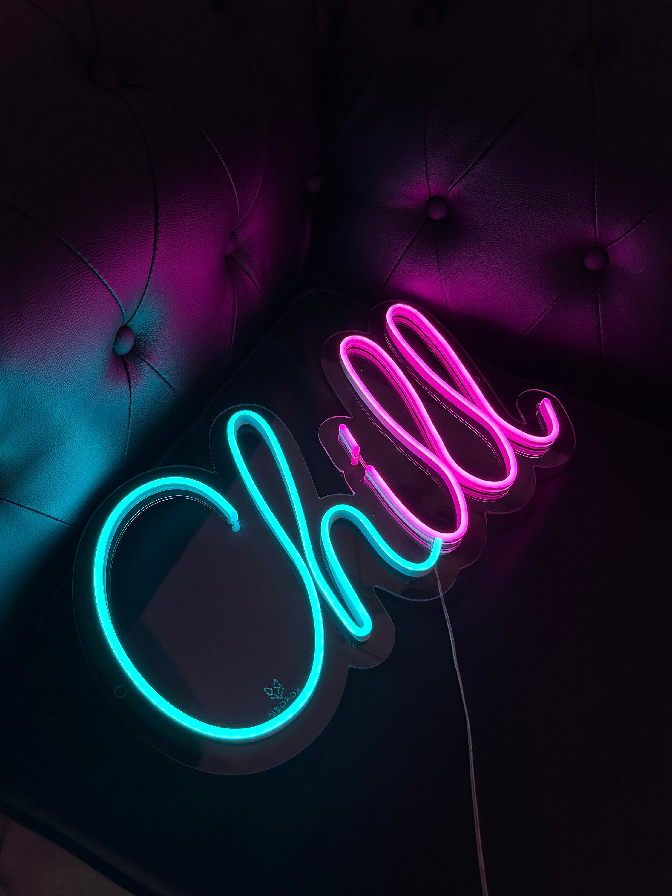 Neon Sign Chill | Night Lights Neon Signs Chill | Chill Room Decor ...