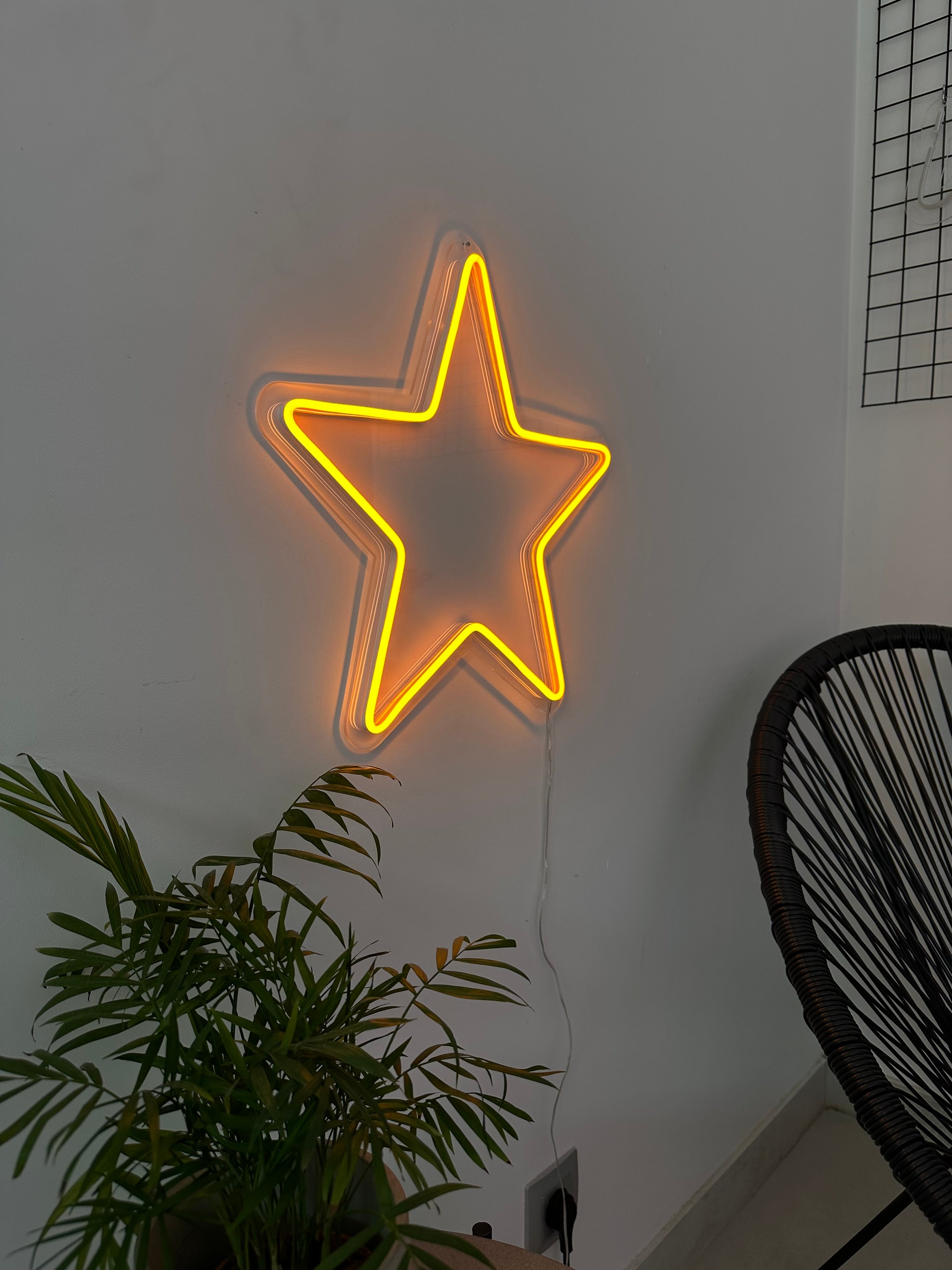 Star Space Kid Room Decoration Star Neon Sign Star Neon Light LED Neon ...