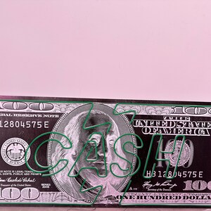 Art Neon Sign Cash | Cash Led Sign | Cash Neon Sign | Neon Dollar ...