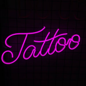 Tattoo Studio Neon Led | Tattoo Neon Light | Tattoo Studio Decor ...