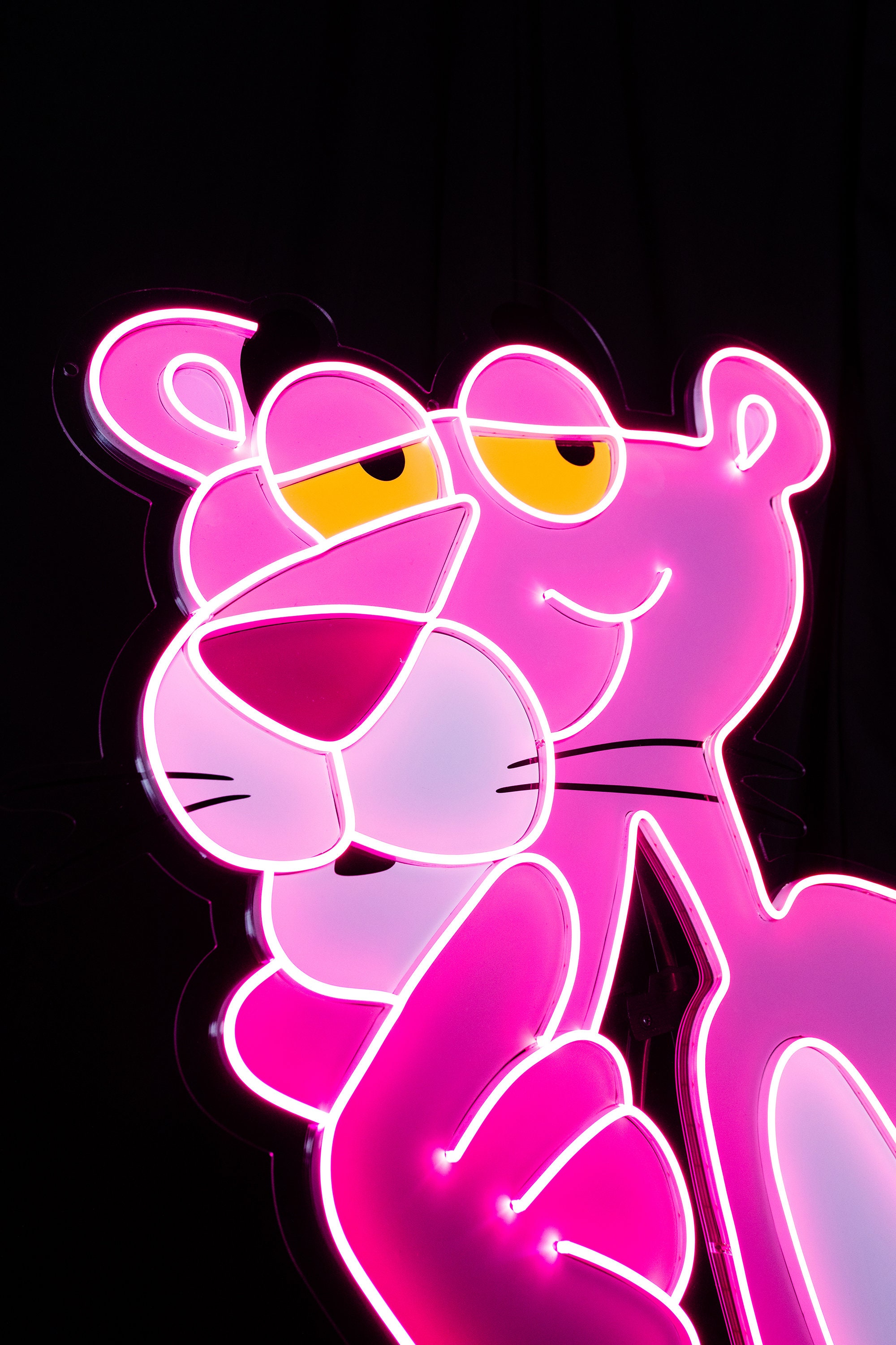 Pink Panther Neon Sign | Pink Panther Decor | Custom Neon Signs ...