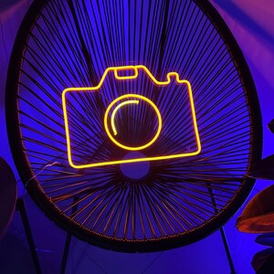 Camera Neon Sign | Camera Led Sign | Led Light Bedroom Home Wall Decor ...