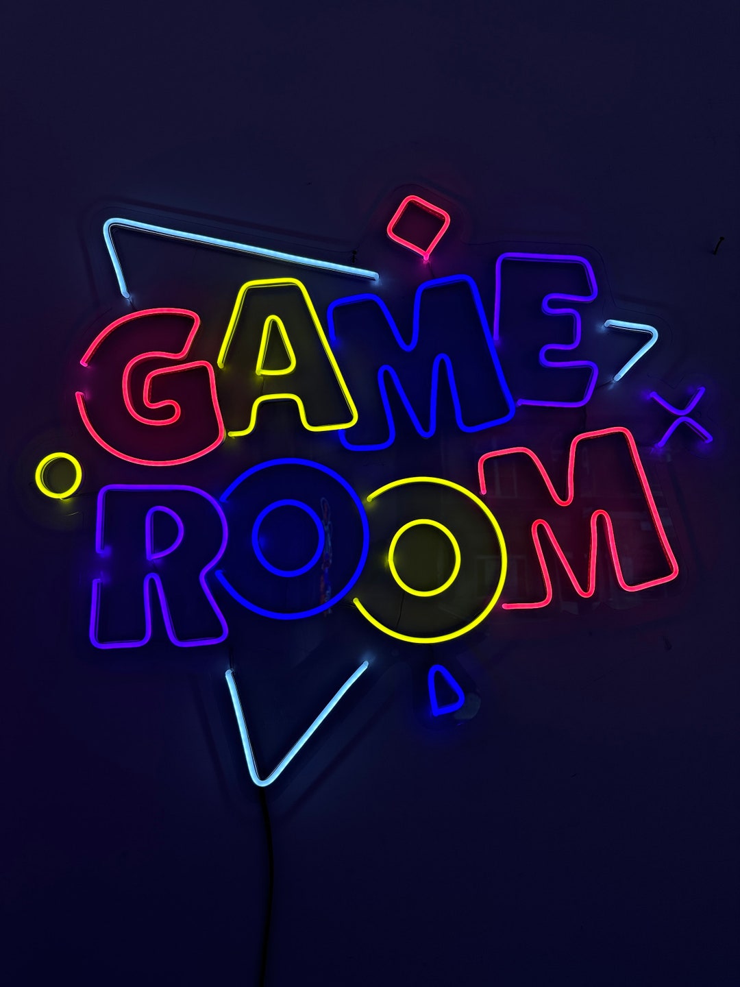 Game Room Custom Neon Sign | Neon Sign Gamer | Led Game Wall Art ...