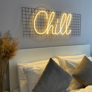 Neon Sign Chill | Night Lights Neon Signs Chill | Chill Room Decor ...