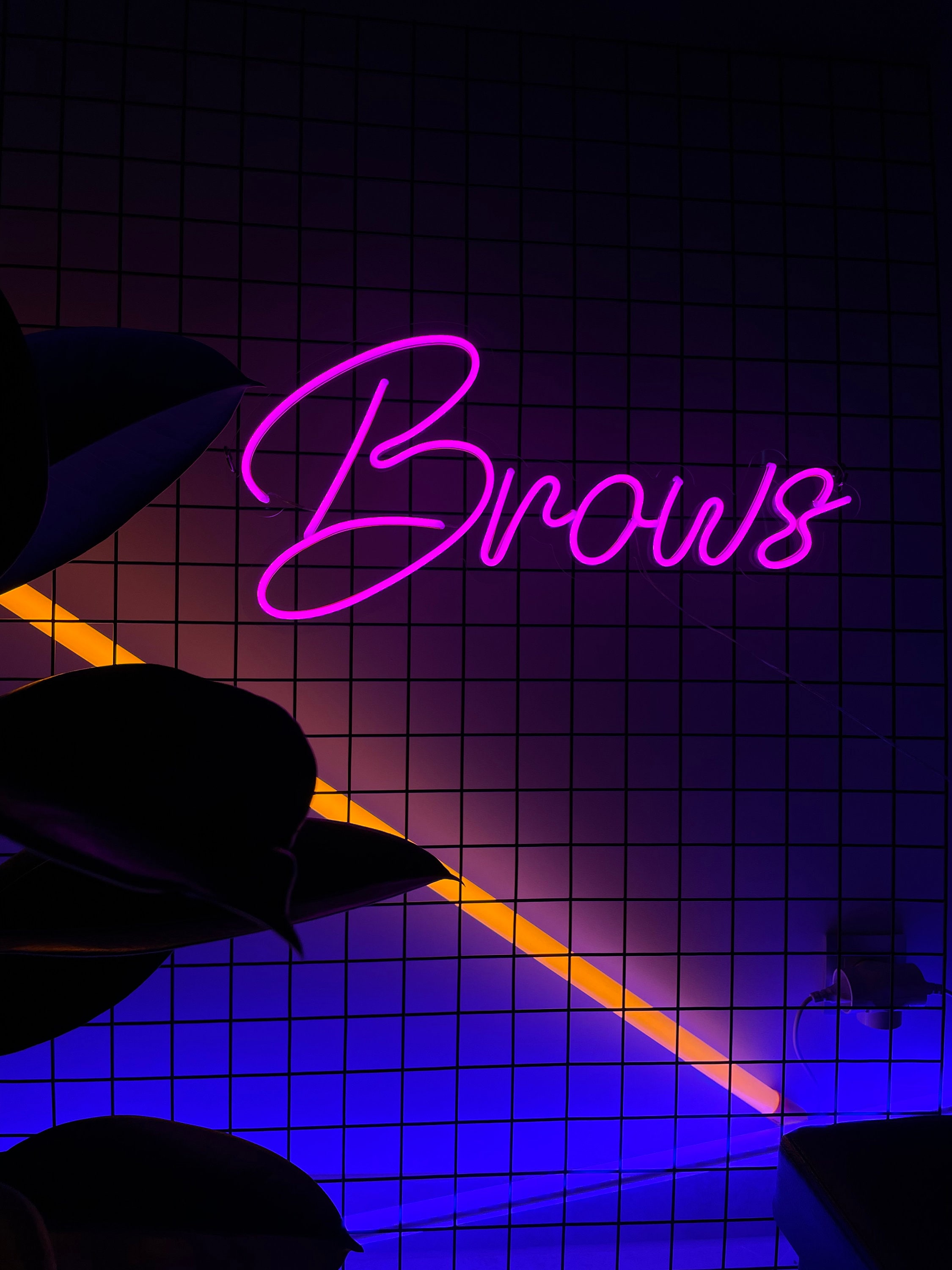 Brows Neon Sign | Eyerows LED Neon Sign | Beauty Salon Decor | Beauty ...