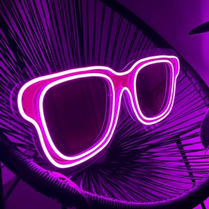Eyewear Neon Sign | Eyeglasses LED Neon Sign | Optical Neon Sign Decor ...