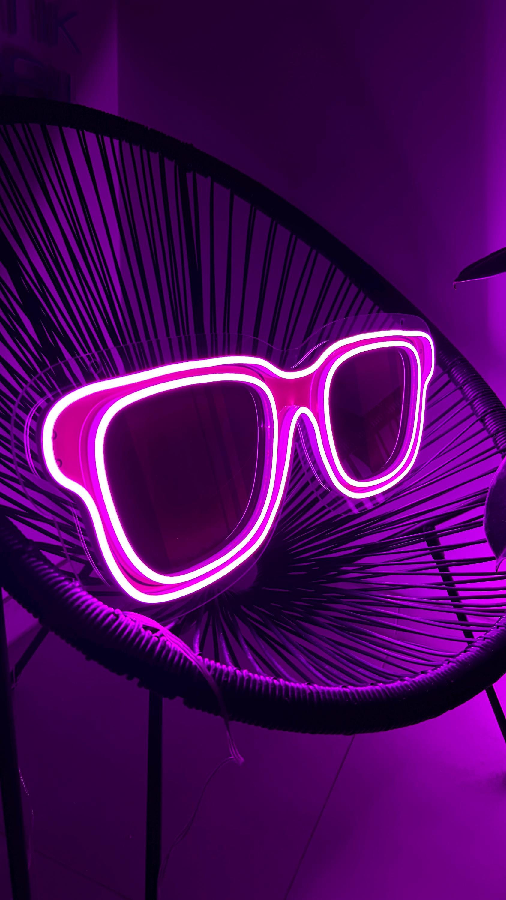 Eyewear Neon Sign | Eyeglasses LED Neon Sign | Optical Neon Sign Decor ...
