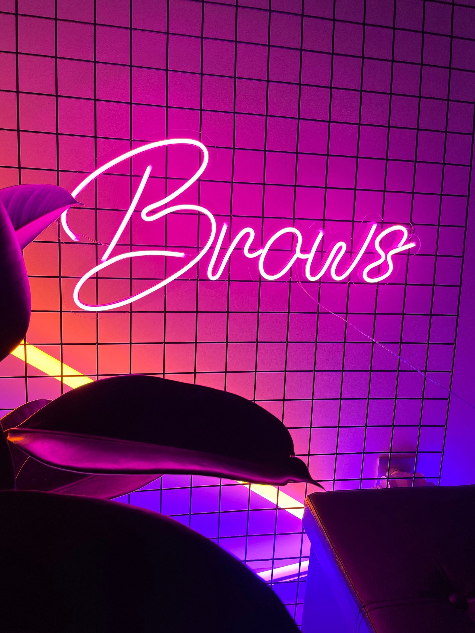 Brows Neon Sign | Eyerows LED Neon Sign | Beauty Salon Decor | Beauty ...
