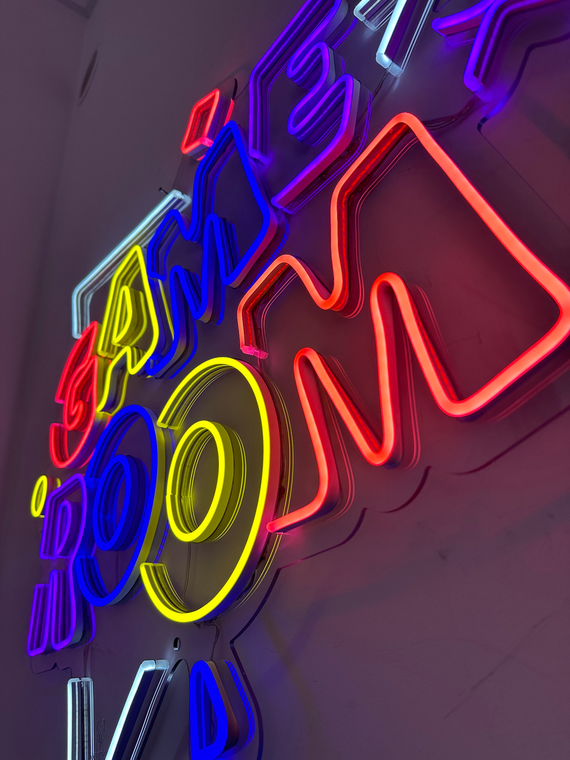Game Room Custom Neon Sign | Neon Sign Gamer | Led Game Wall Art ...