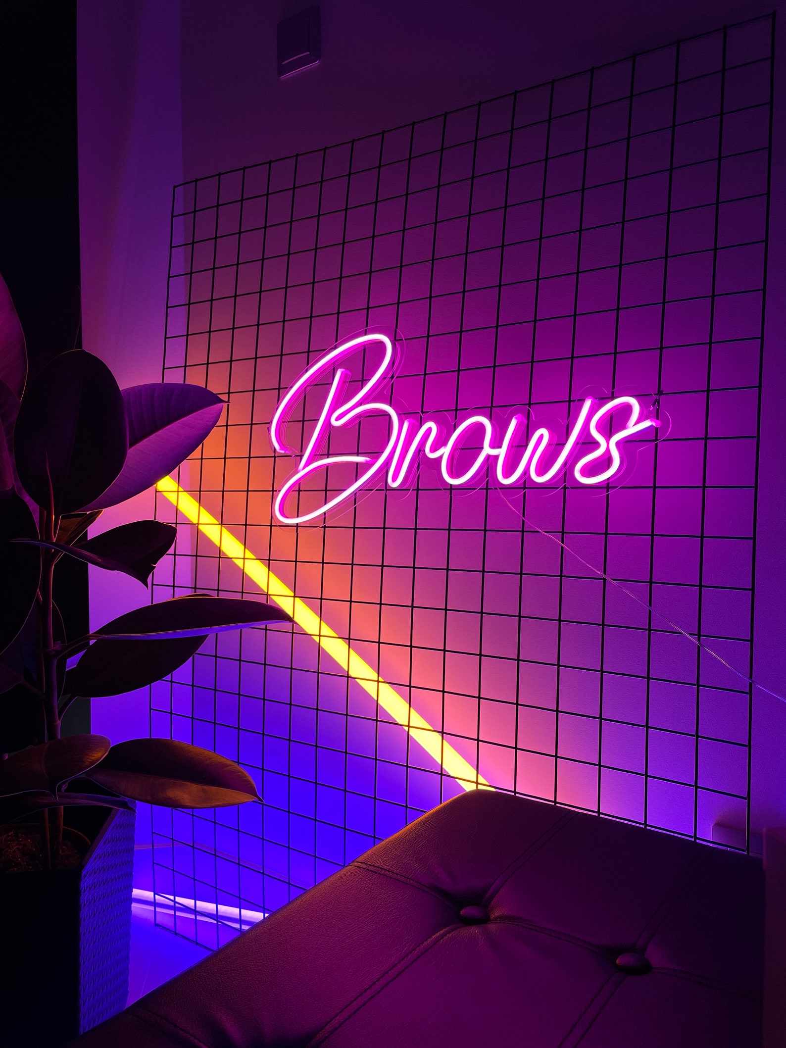 Brows Neon Sign | Eyerows LED Neon Sign | Beauty Salon Decor | Beauty ...