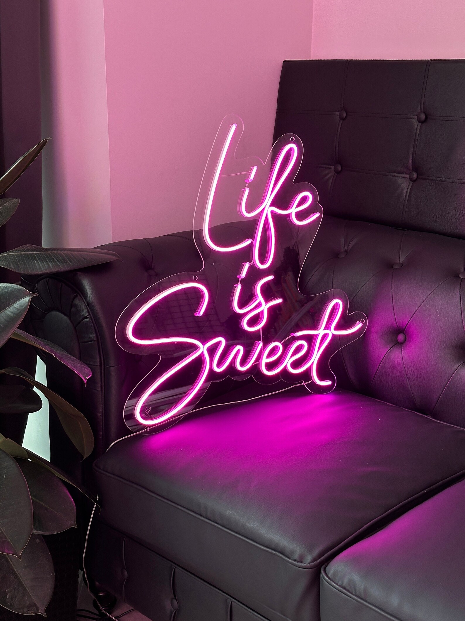 Life is Sweet Neon Sign | Wedding Decor LED | Neon Sweet Light Sign ...