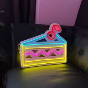 Cake Neon | Wall Art Cake Neon Sign | Dessert Neon | Cake Shop Neon ...