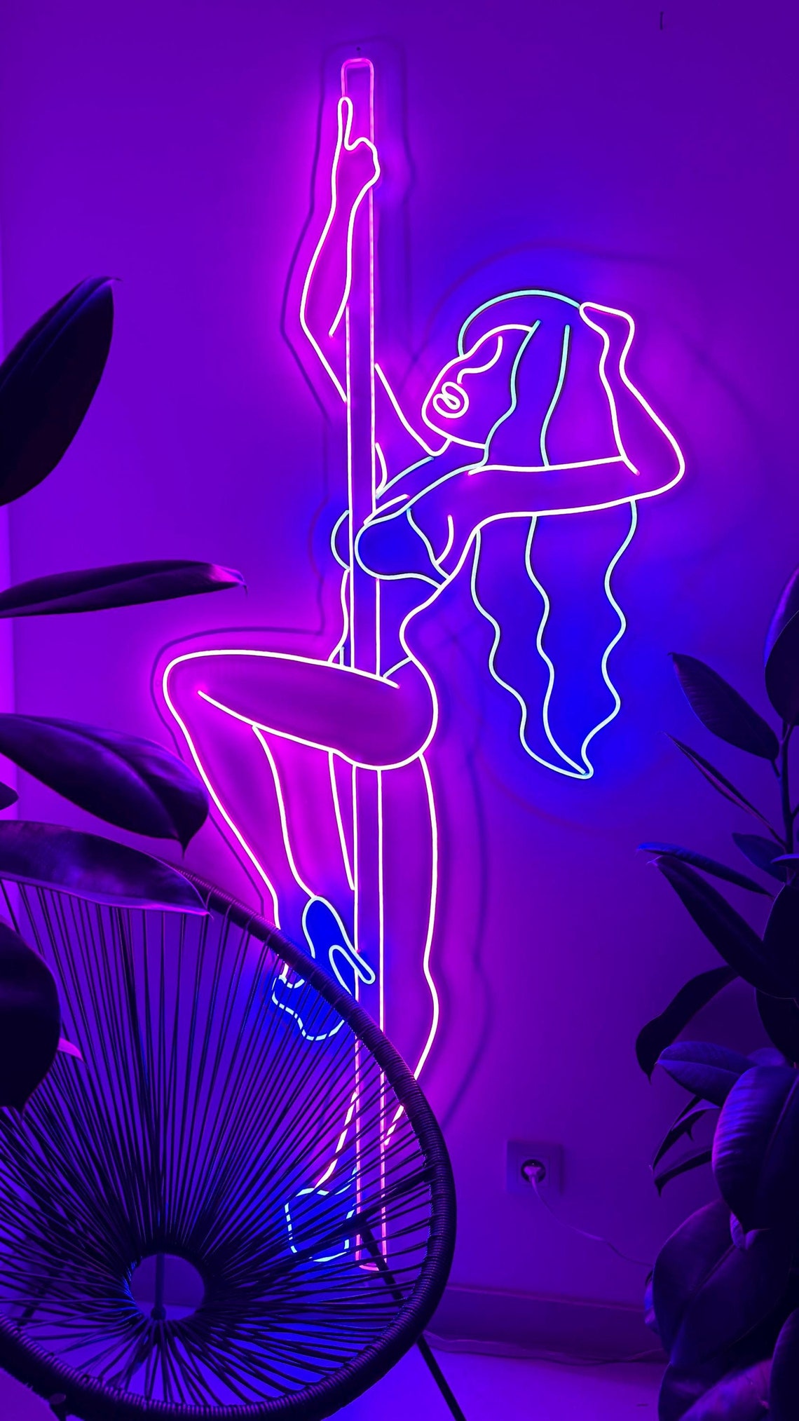 Dancer Neon Sign | Pole Dancing Led Light Sign | Dance Studio ...