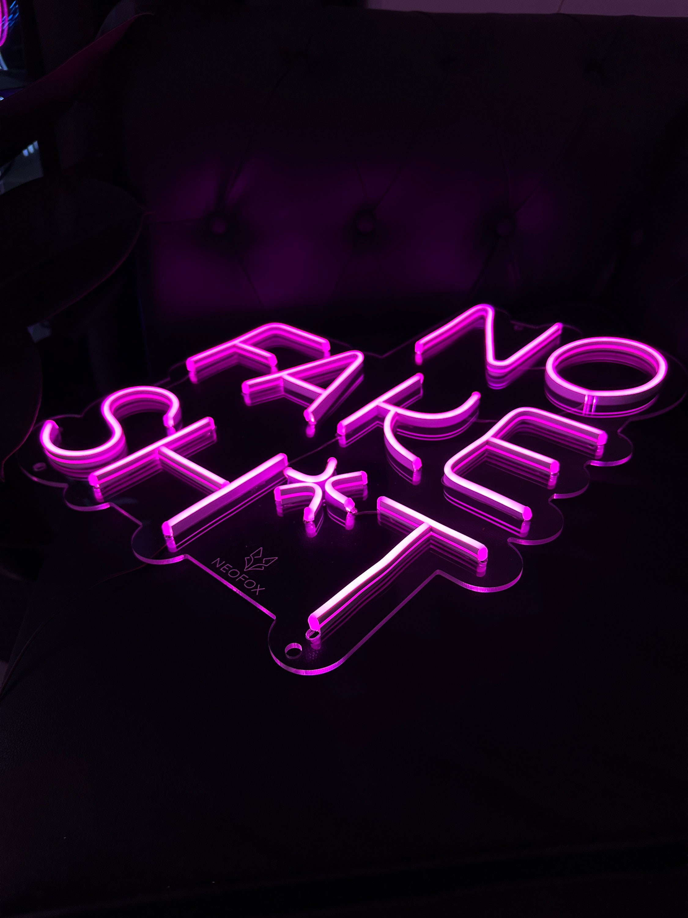 No Fake Shit Neon Sign | Led Light Sign Neon | Wall Bar Decor ...