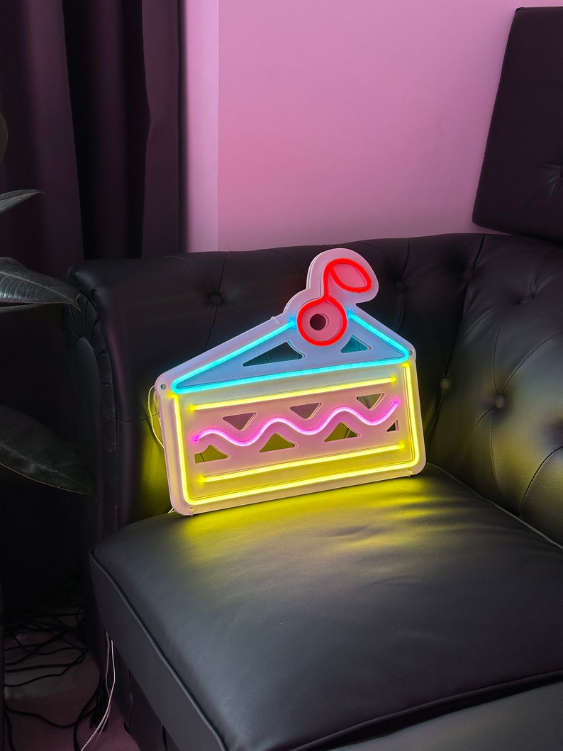 Cake Neon | Wall Art Cake Neon Sign | Dessert Neon | Cake Shop Neon ...