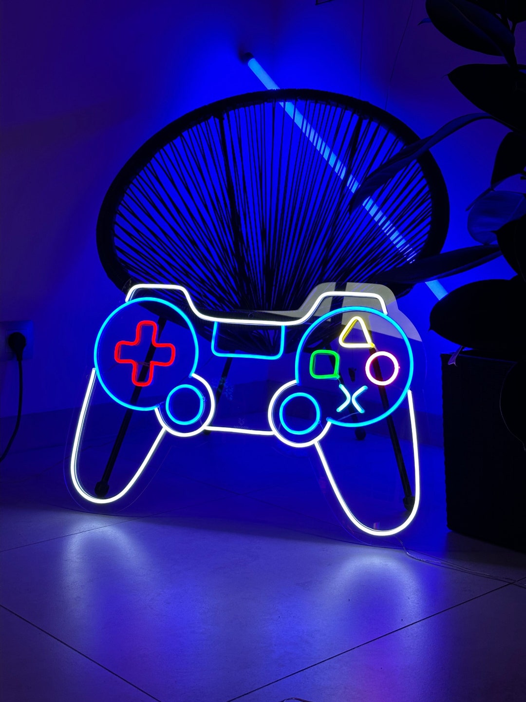 Gamepad Neon Sign | Gamer Custom Neon Sign | Joystick Neon Sign | Neon ...
