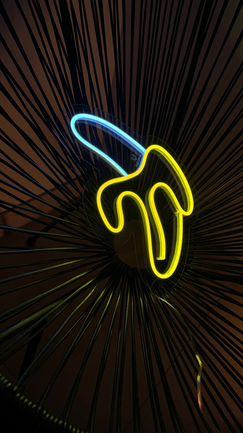 Banana LED Neon Sign | Fruit Neon Light | Cake Shop Neon | Custom ...