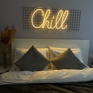 Neon Sign Chill | Night Lights Neon Signs Chill | Chill Room Decor ...