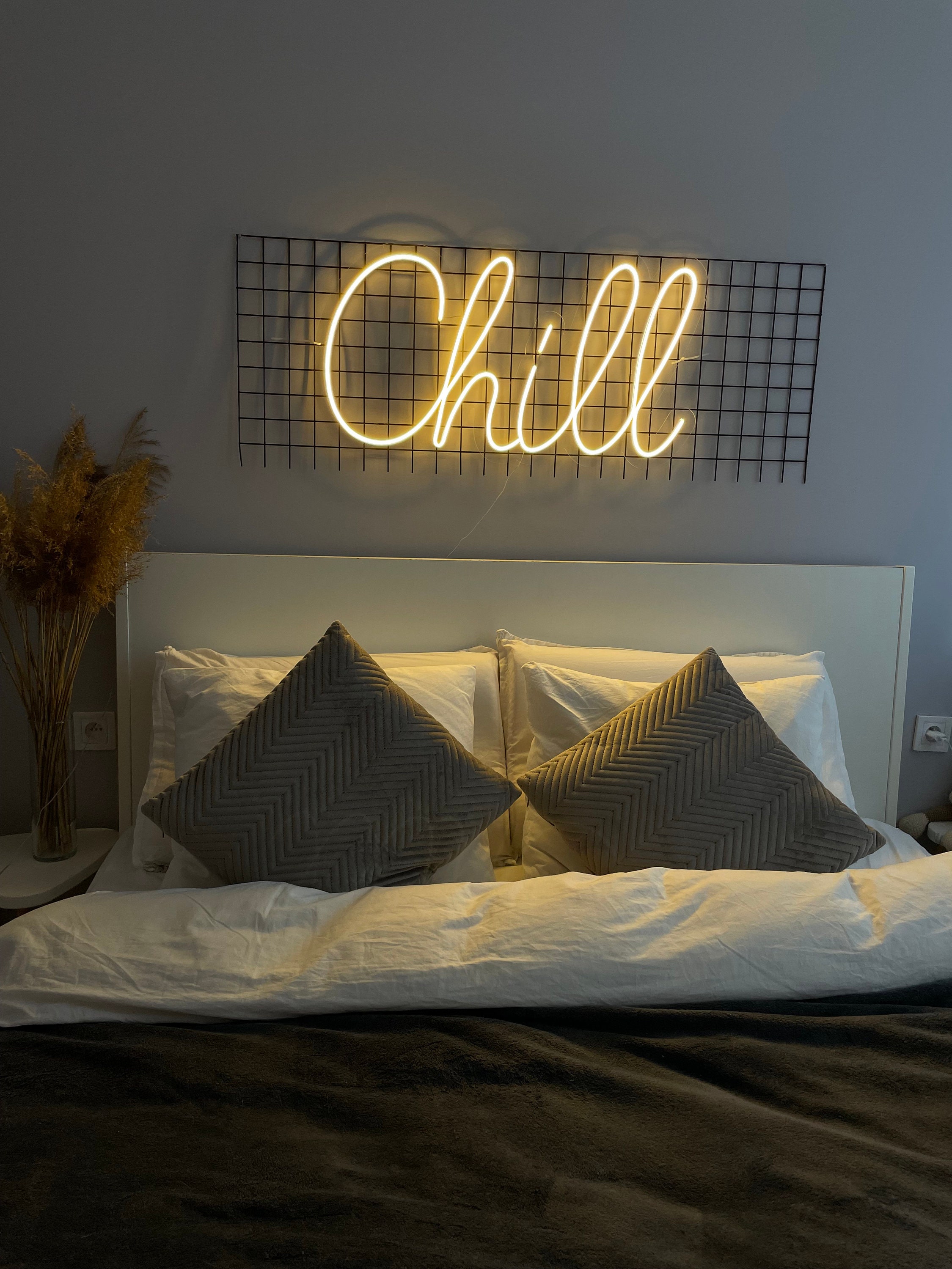 Neon Sign Chill | Night Lights Neon Signs Chill | Chill Room Decor ...