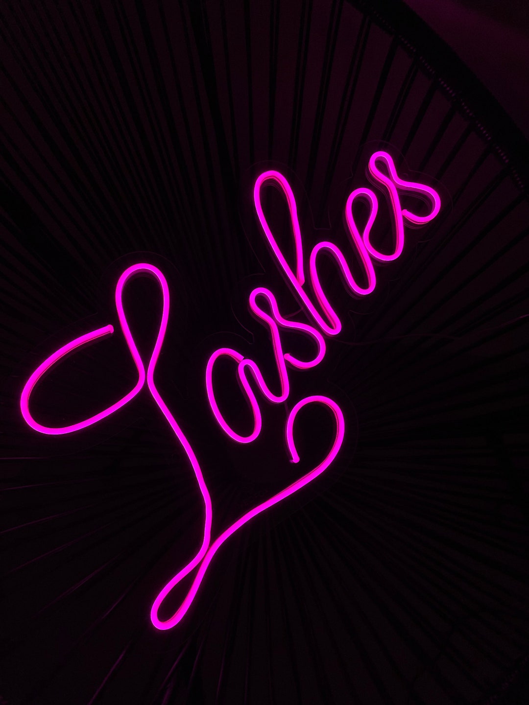 Lashes Neon Sign | Lashes LED Neon Sign | Beauty Salon Decor | Beauty ...