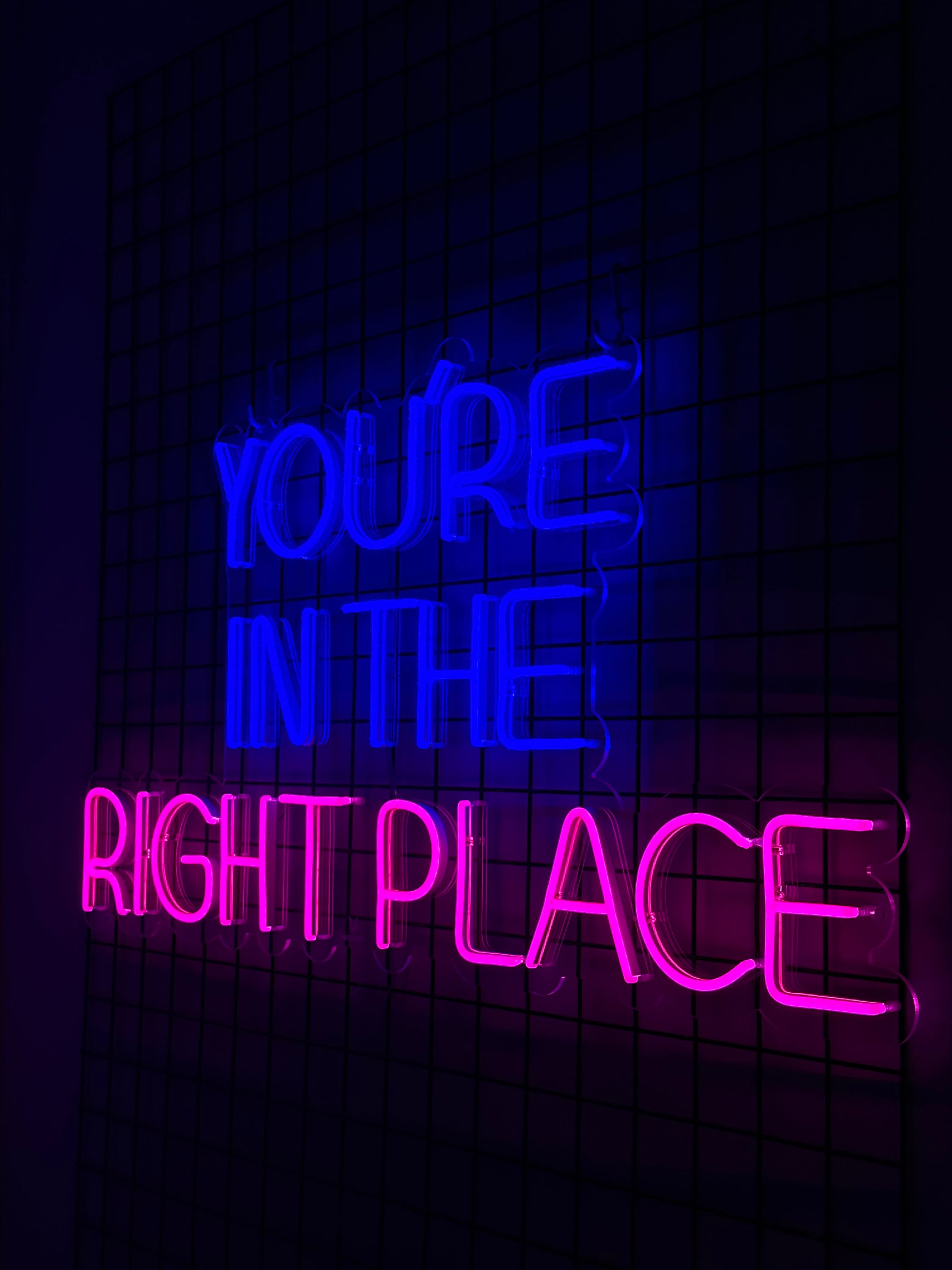 You're in the Right Place LED Neon Sign Custom LED Neon Beauty Salon ...
