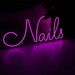 Nails Neon Sign | Nails LED Neon Sign | Beauty Salon Decor | Beauty ...