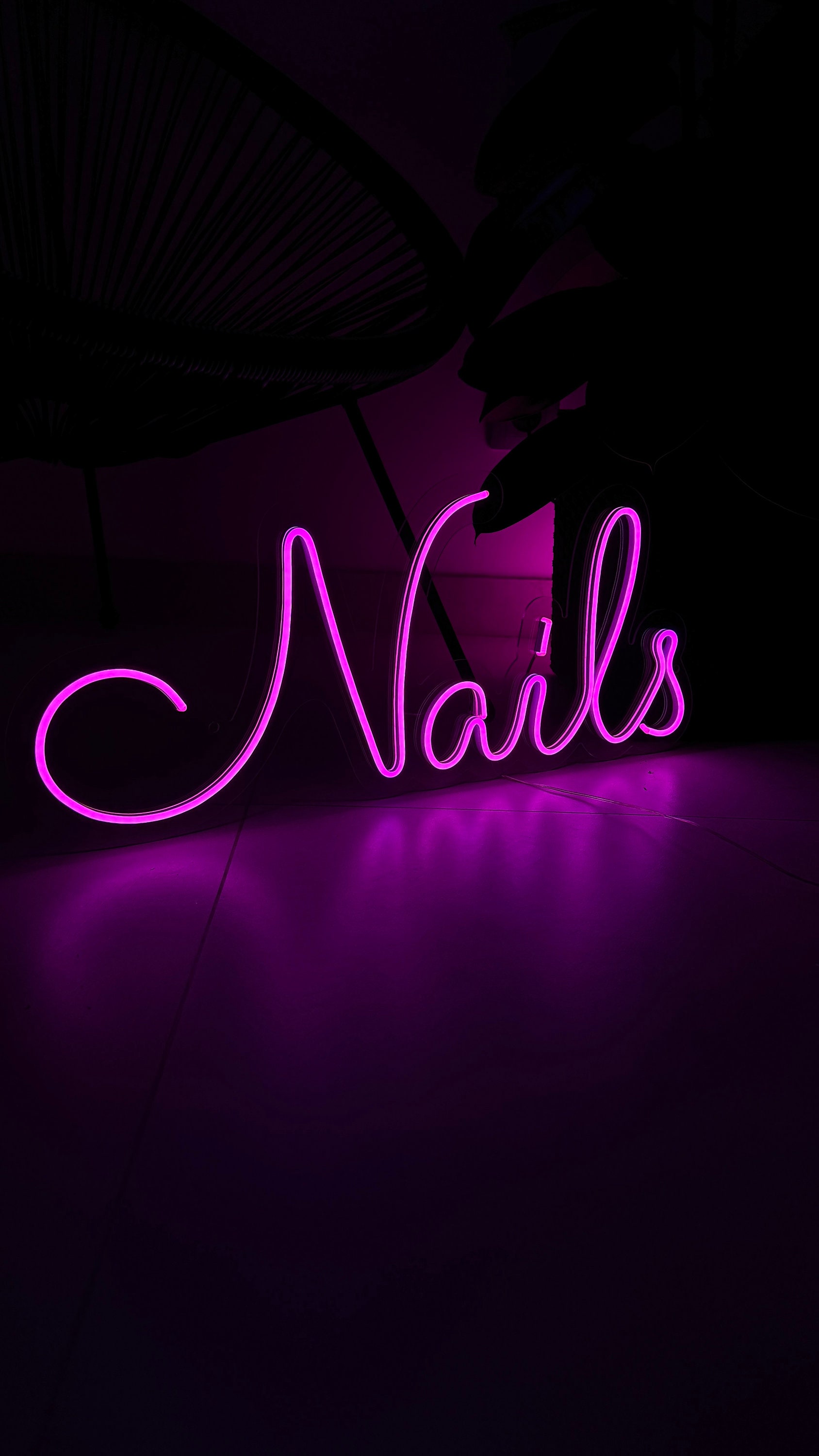 Nails Neon Sign | Nails LED Neon Sign | Beauty Salon Decor | Beauty ...