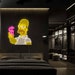 Cartoon Neon Sign the Simpsons | Homer Simpson Decor | Custom Neon ...