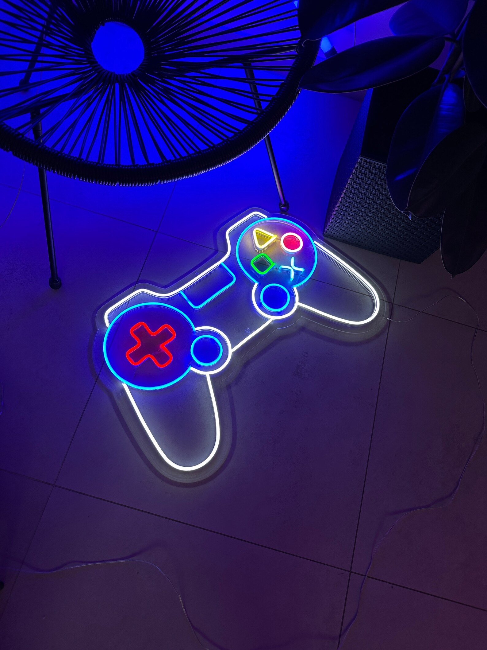 Gamepad Neon Sign Gamer Custom Neon Sign Joystick Neon Sign Neon Sign ...