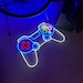 Gamepad Neon Sign Gamer Custom Neon Sign Joystick Neon Sign Neon Sign ...