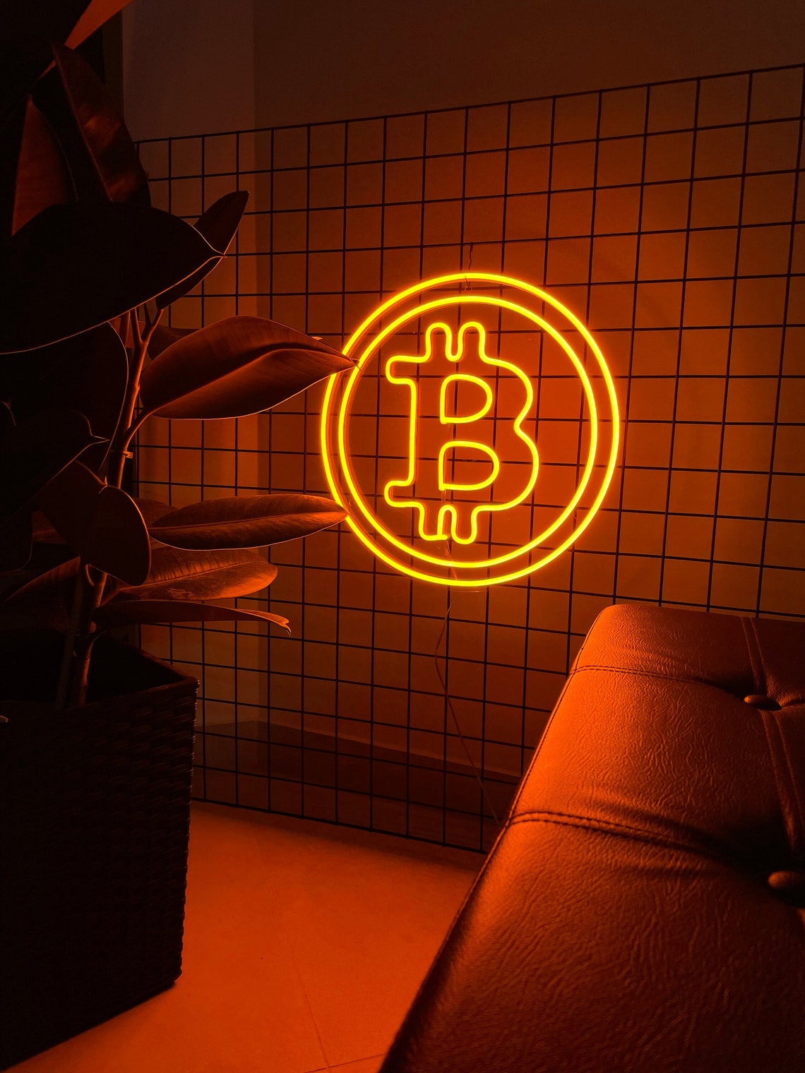 Bitcoin Neon Sign | BTC Neon Money | Led Neon | Cryptocurrency Neon ...