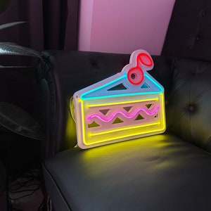 Cake Neon | Wall Art Cake Neon Sign | Dessert Neon | Cake Shop Neon ...