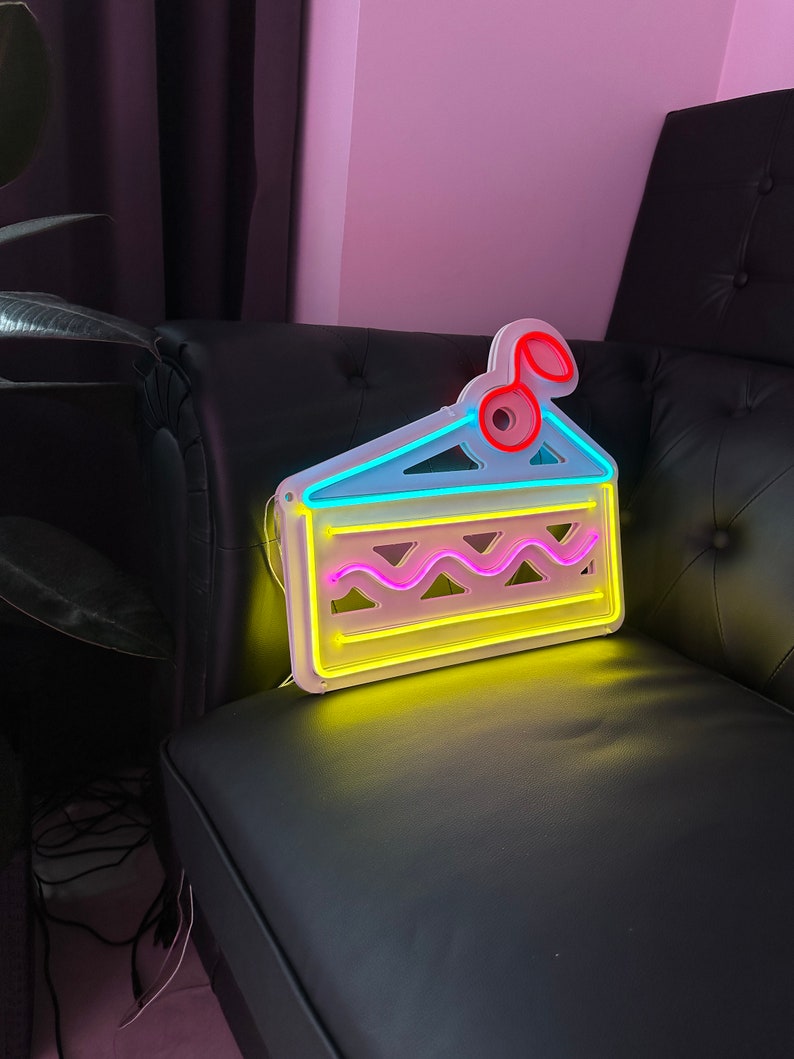 Cake Neon | Wall Art Cake Neon Sign | Dessert Neon | Cake Shop Neon ...