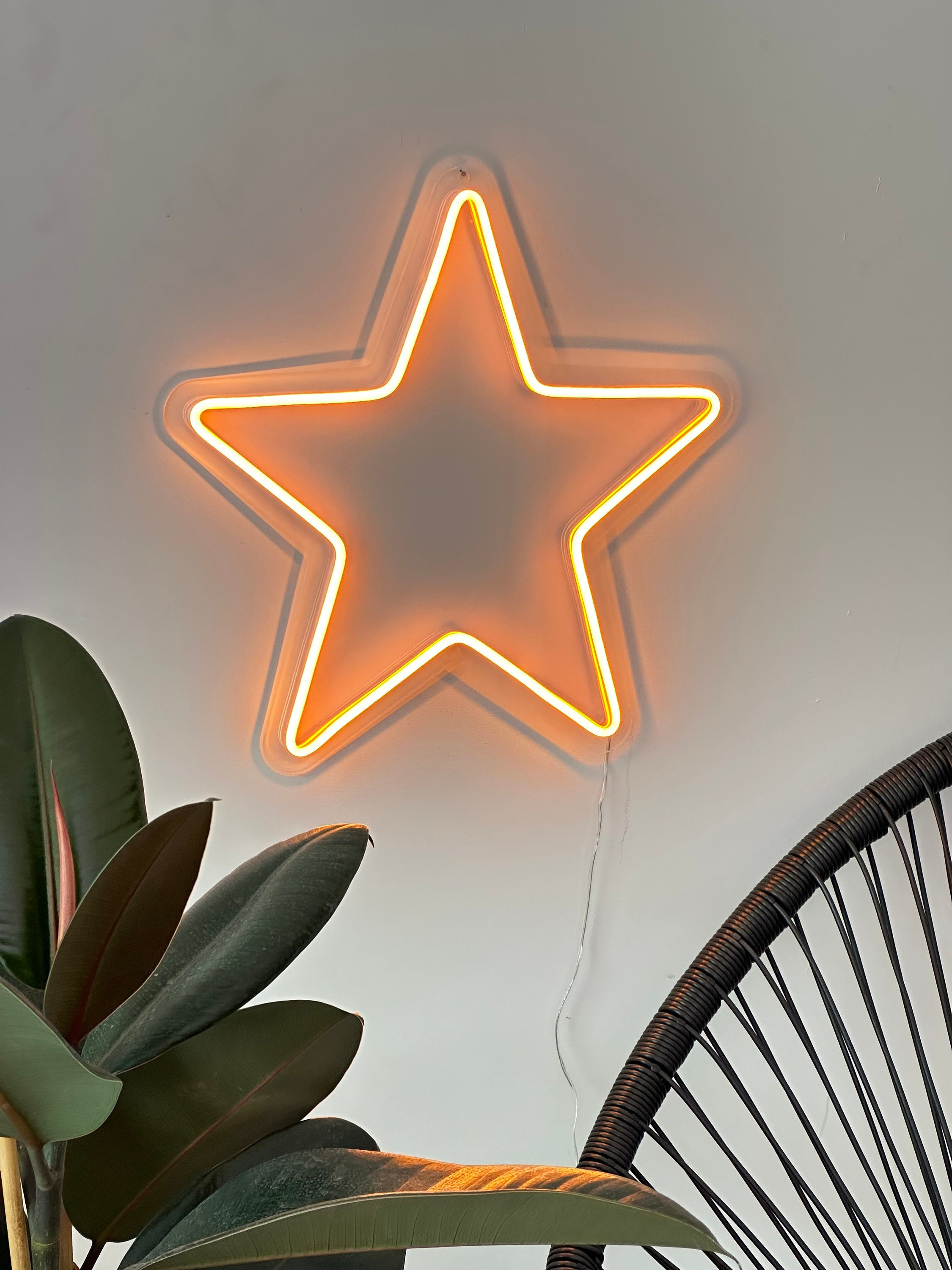 Star Space Kid Room Decoration Star Neon Sign Star Neon Light LED Neon ...