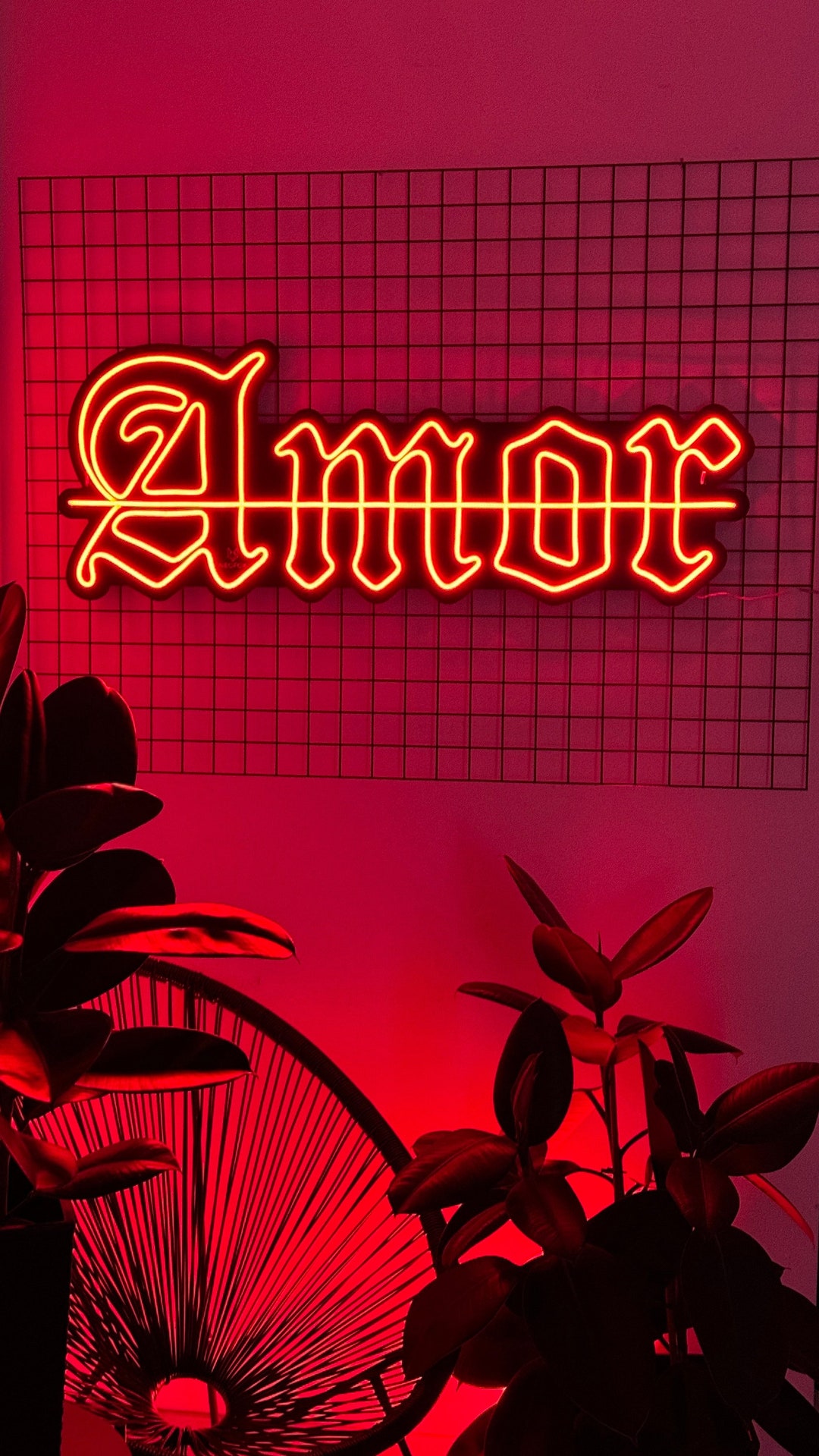 Amor Neon Sign | Night Lights Neon Signs Amor | Love Decoration ...