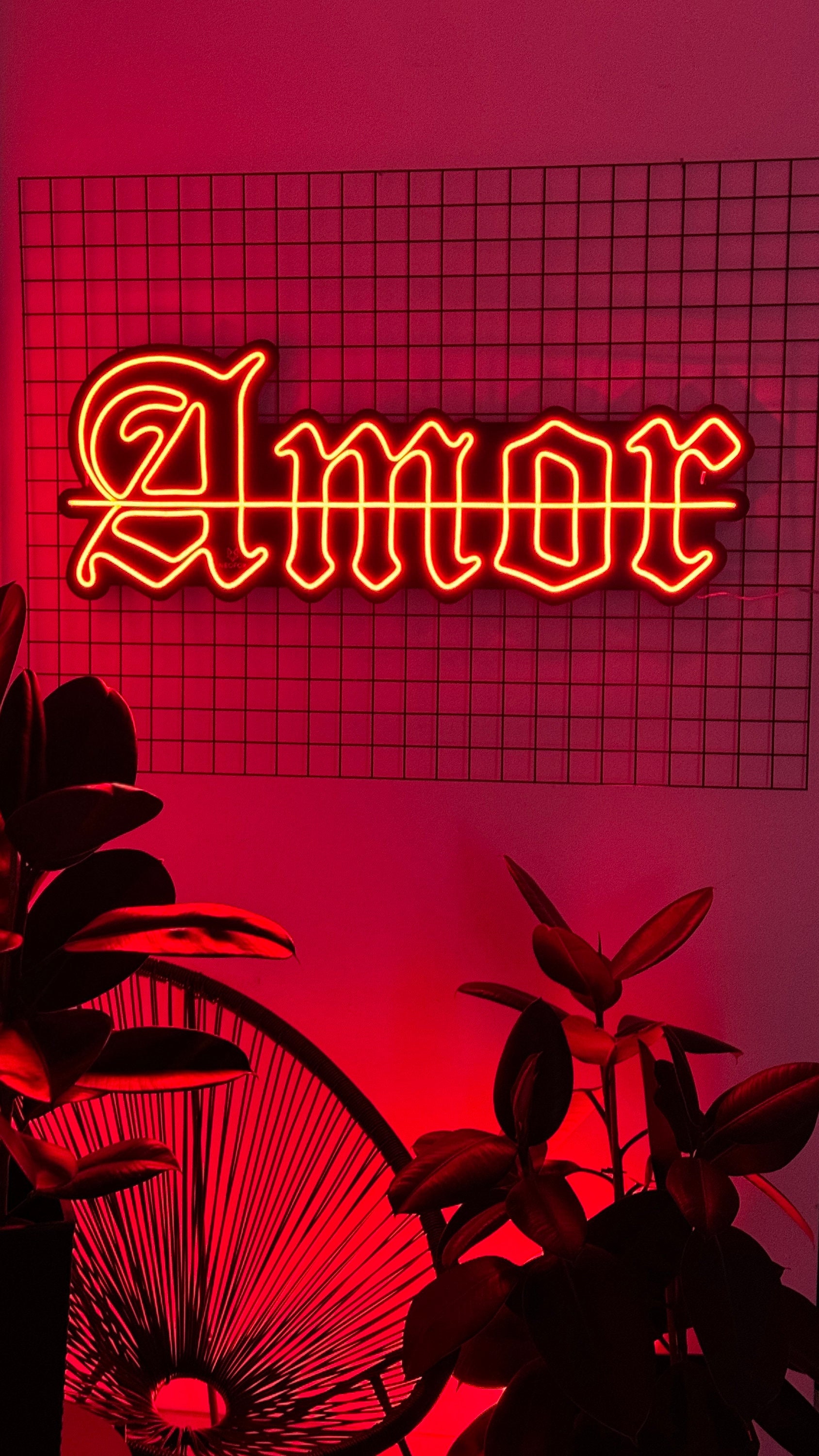 Amor Neon Sign | Night Lights Neon Signs Amor | Love Decoration ...