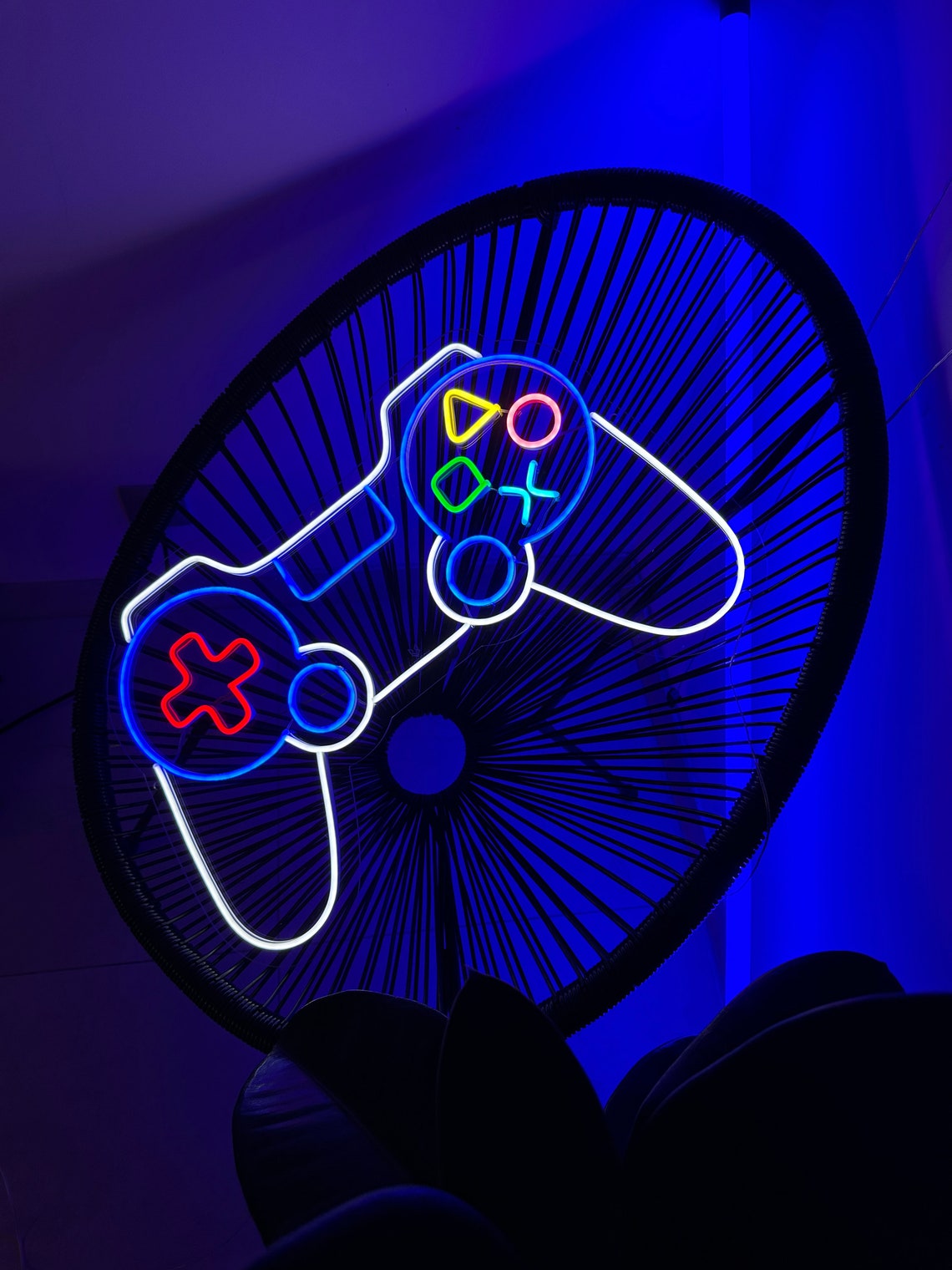 Gamepad Neon Sign Gamer Custom Neon Sign Joystick Neon Sign Neon Sign ...