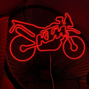 Motorcycle KTM LED Neon Sign | Motor Bike Neon Sign | Motorcycle Wall ...