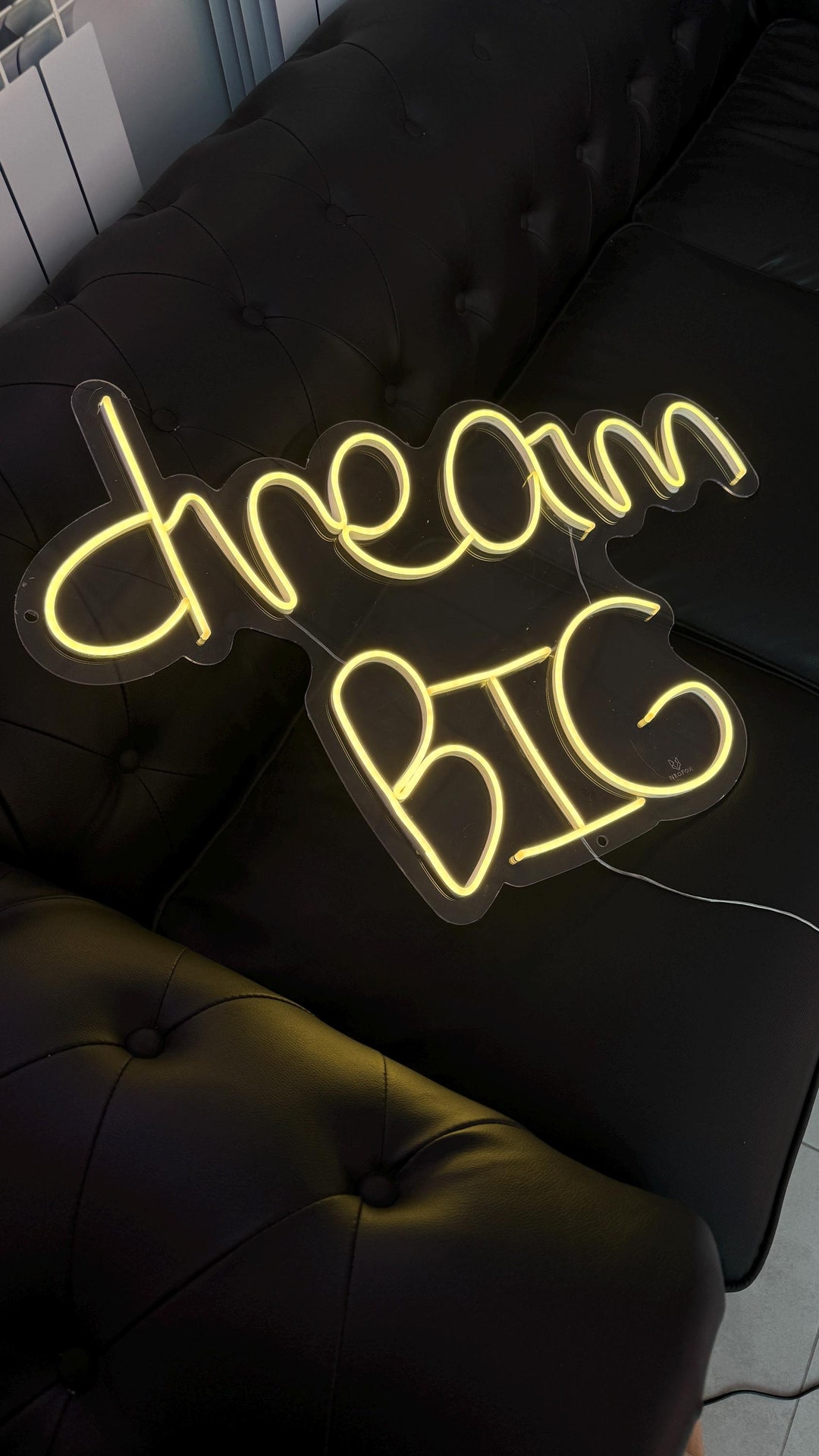 Dream BIG Neon Sign | Night Lights Neon Signs Chill Dream Big | Chill ...