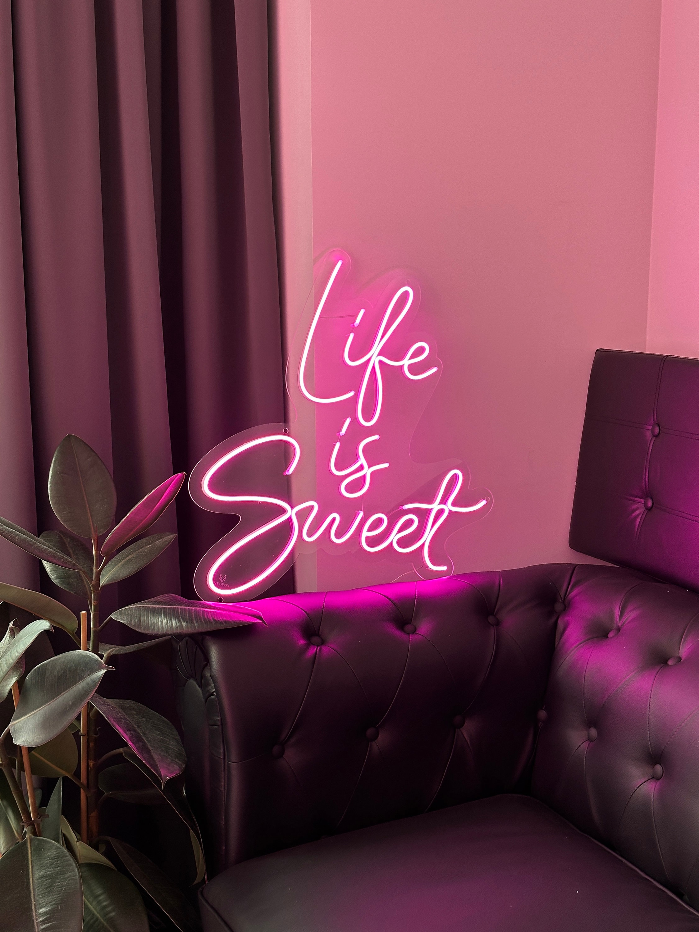 Life is Sweet Neon Sign | Wedding Decor LED | Neon Sweet Light Sign ...