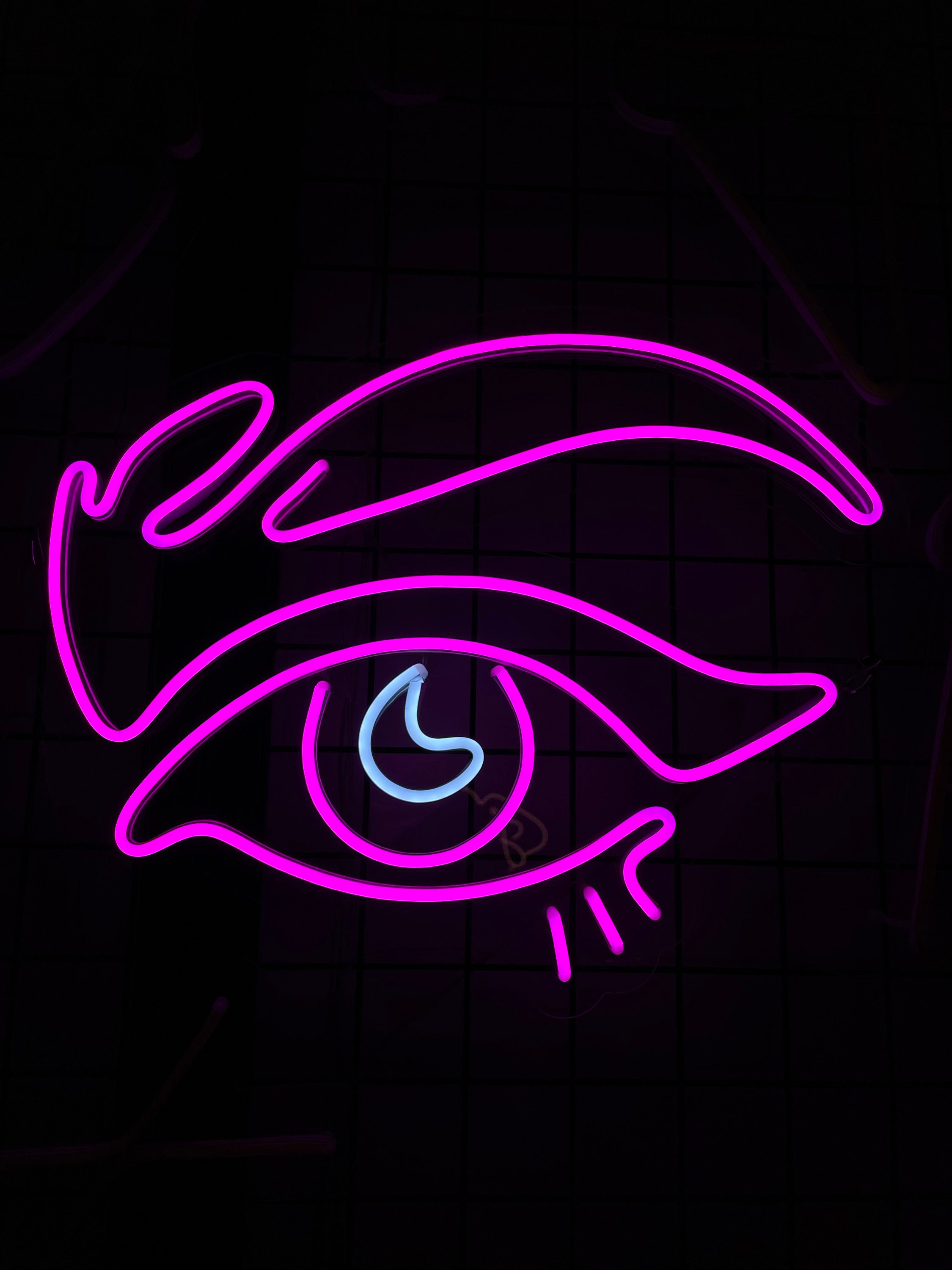 Eye Neon Sign | Eye- LED Neon Sign | Beauty Salon Decor | Beauty Salon ...