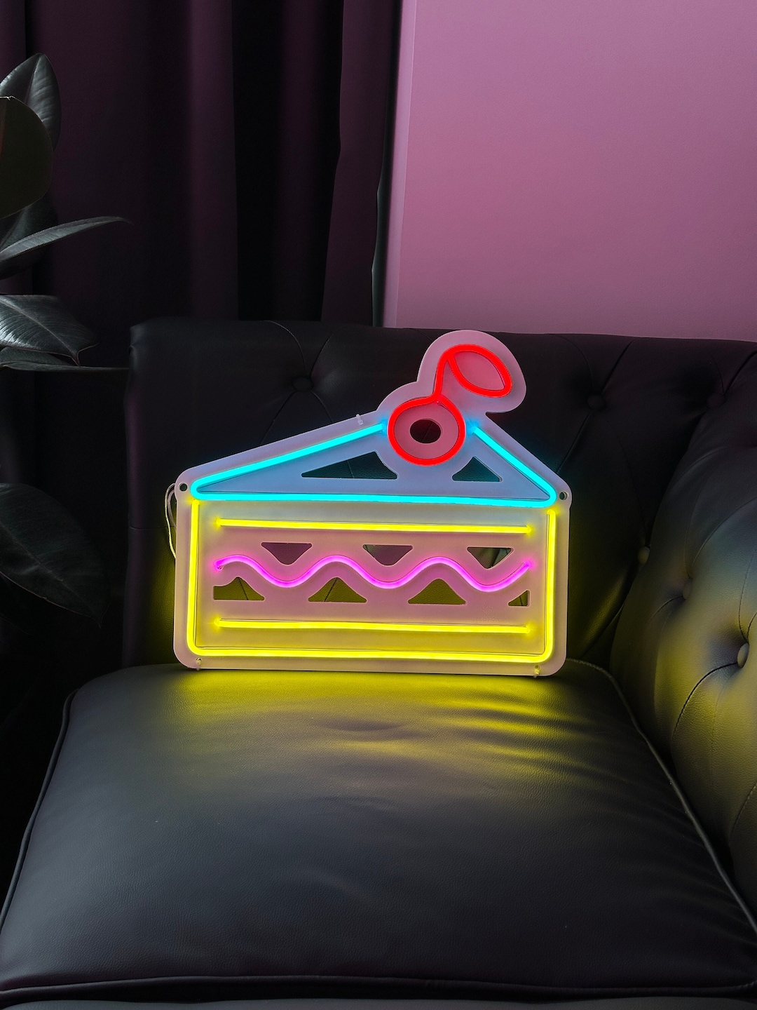 Cake Neon | Wall Art Cake Neon Sign | Dessert Neon | Cake Shop Neon ...