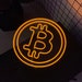 Bitcoin Neon Sign | BTC Neon Money | Led Neon | Cryptocurrency Neon ...
