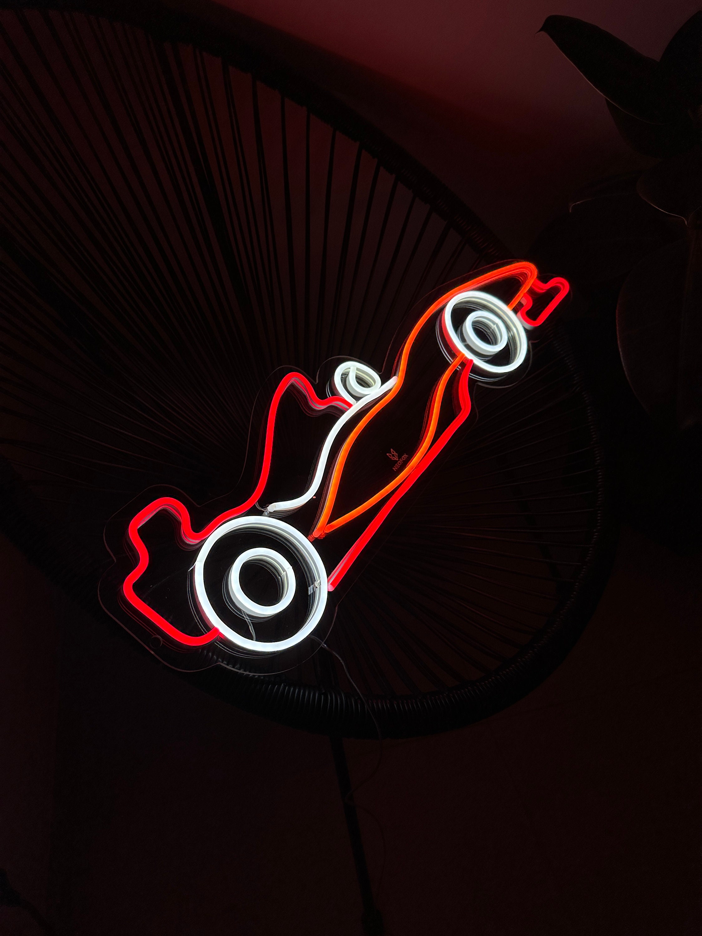 Bolide LED Neon Sign Car Neon Sign Custom Car Neon Signs Garage Decor ...